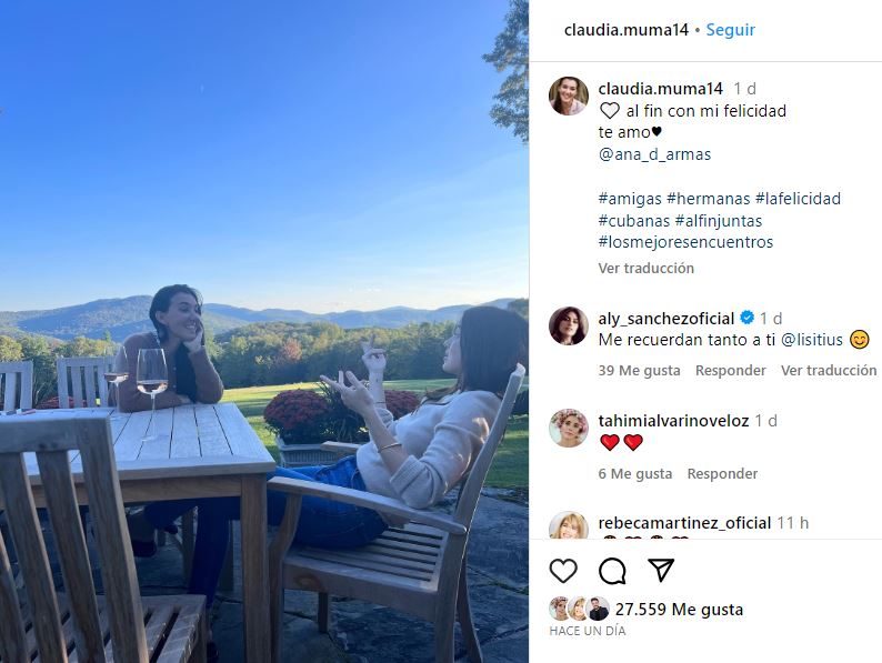 Claudia Alvariño, del Moncada a la casa de Ana de Armas