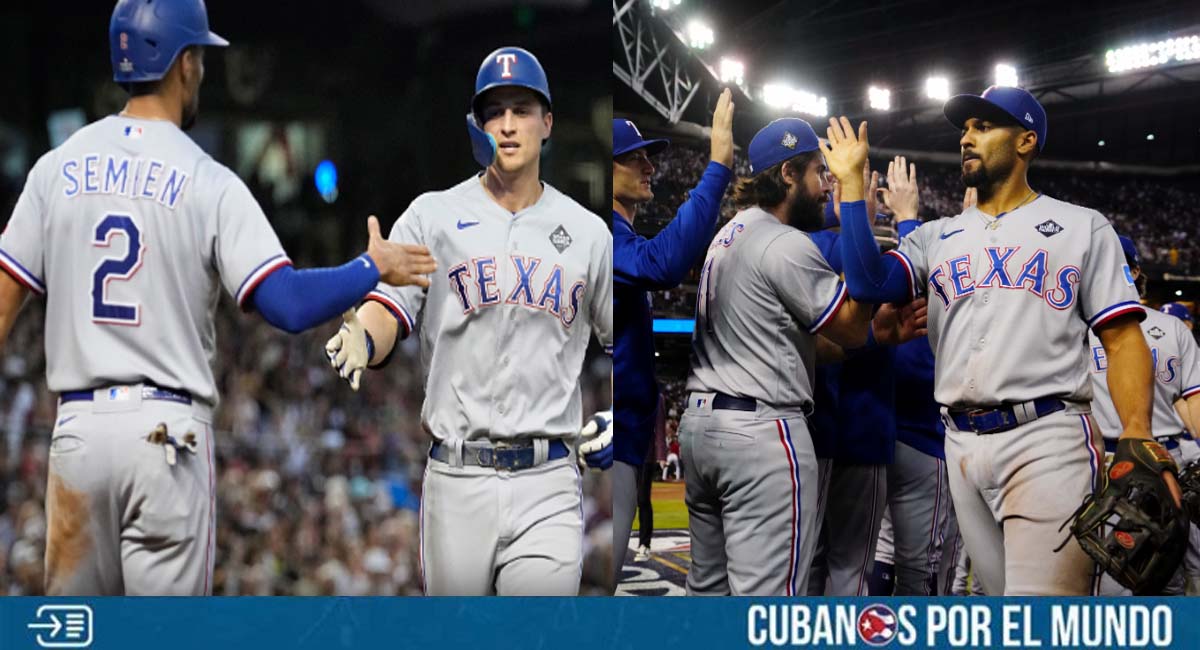 Rangers, a una victoria de quedarse con la Serie Mundial