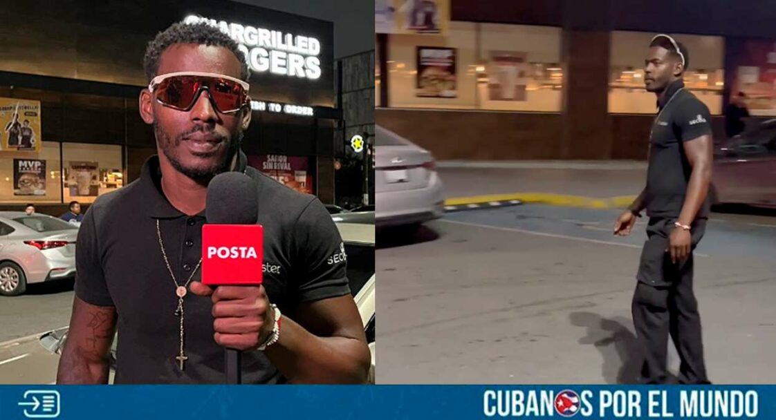 David Mena: de pelotero cubano a viral Guardia de Seguridad