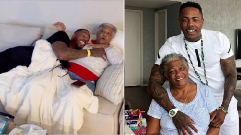 El "tierno" video de Aroldis Chapman y su mamá