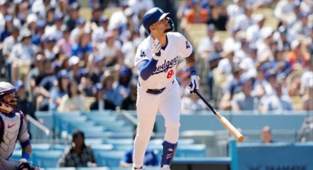 Andy Pagés conectó su primer cuadrangular en las Grandes Ligas